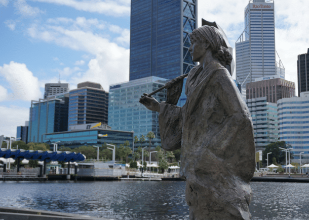 Elizabeth Quay Perth - The Waterfront of the Swan River and Perth City